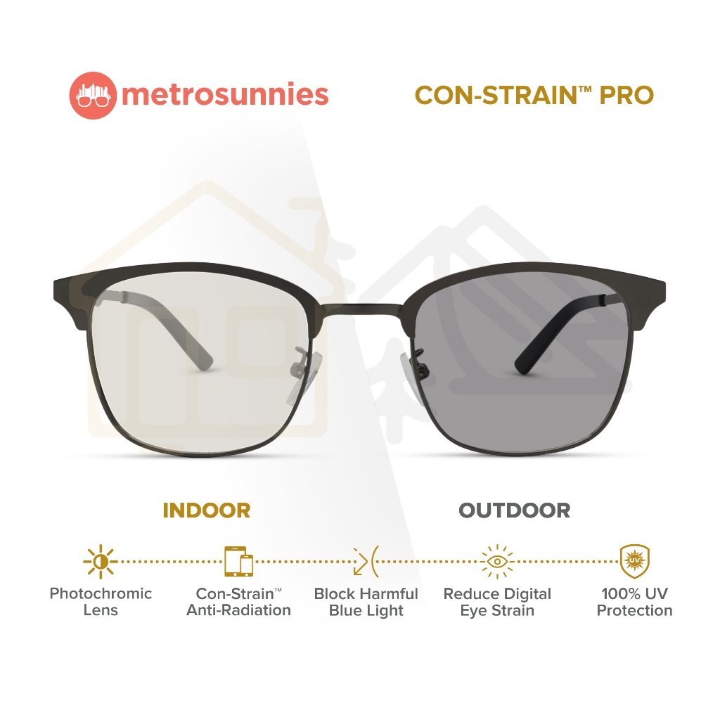 MetroSunnies Michael Specs Con-Strain Anti Radiation Eyeglasses Women ...