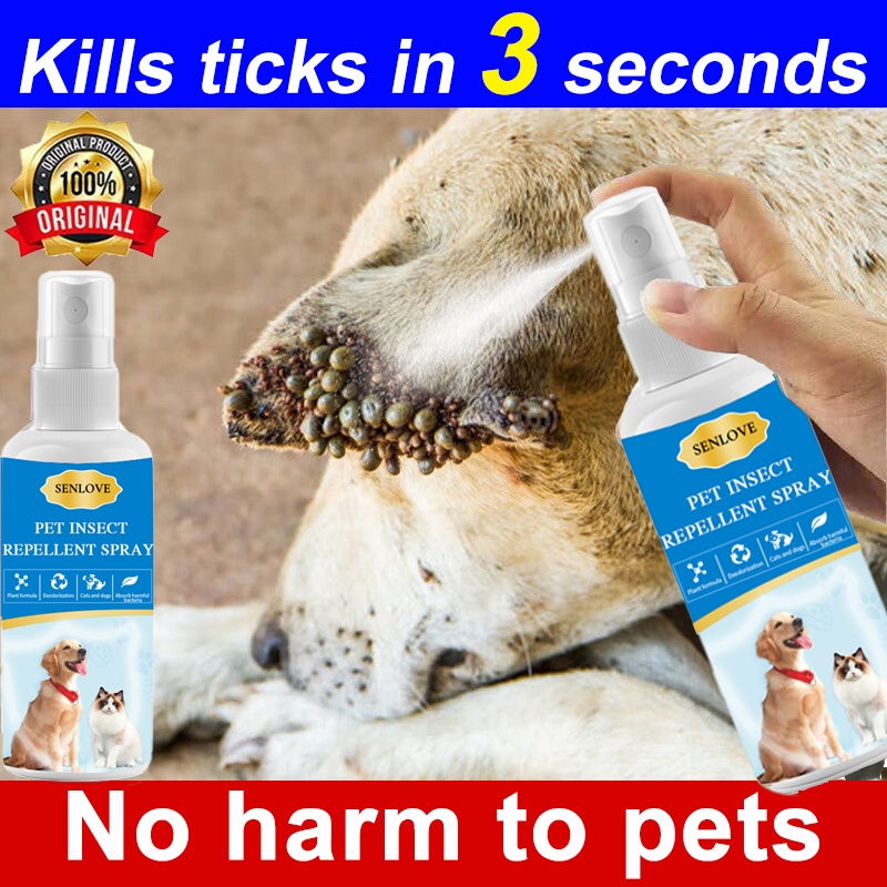 Tick And Flea Remover Spray 100ML Anti Flea And Tick For Dogs Cats Anti ...