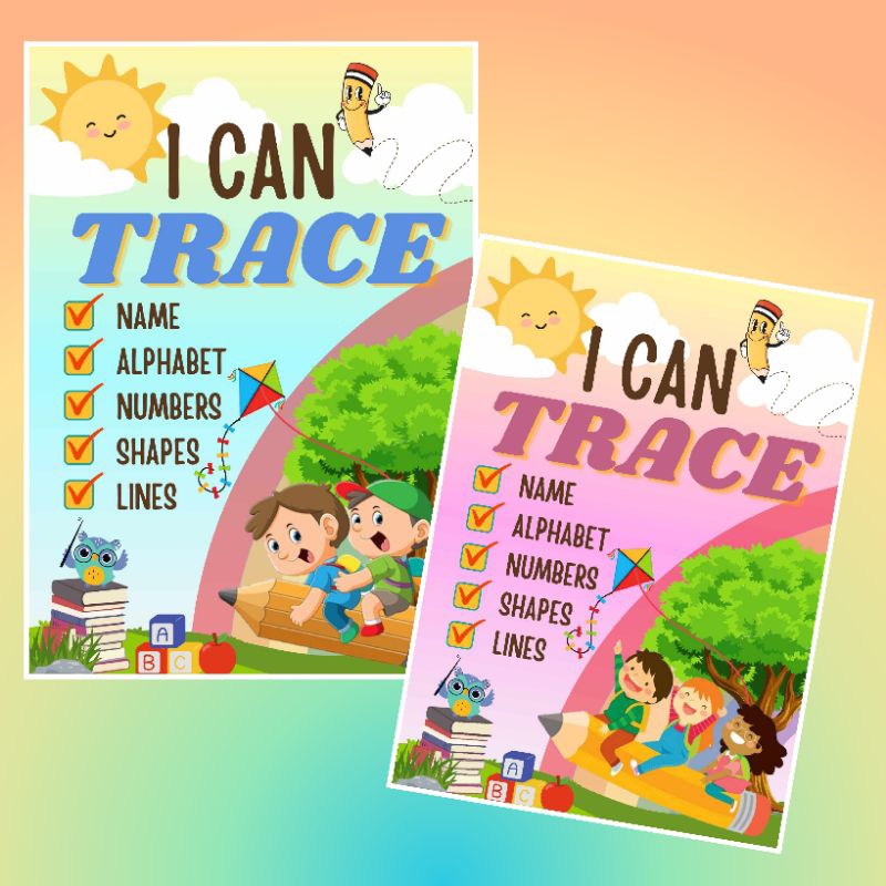 A4 I Can Trace Tracing Activity for Kids Personalized Tracing ...