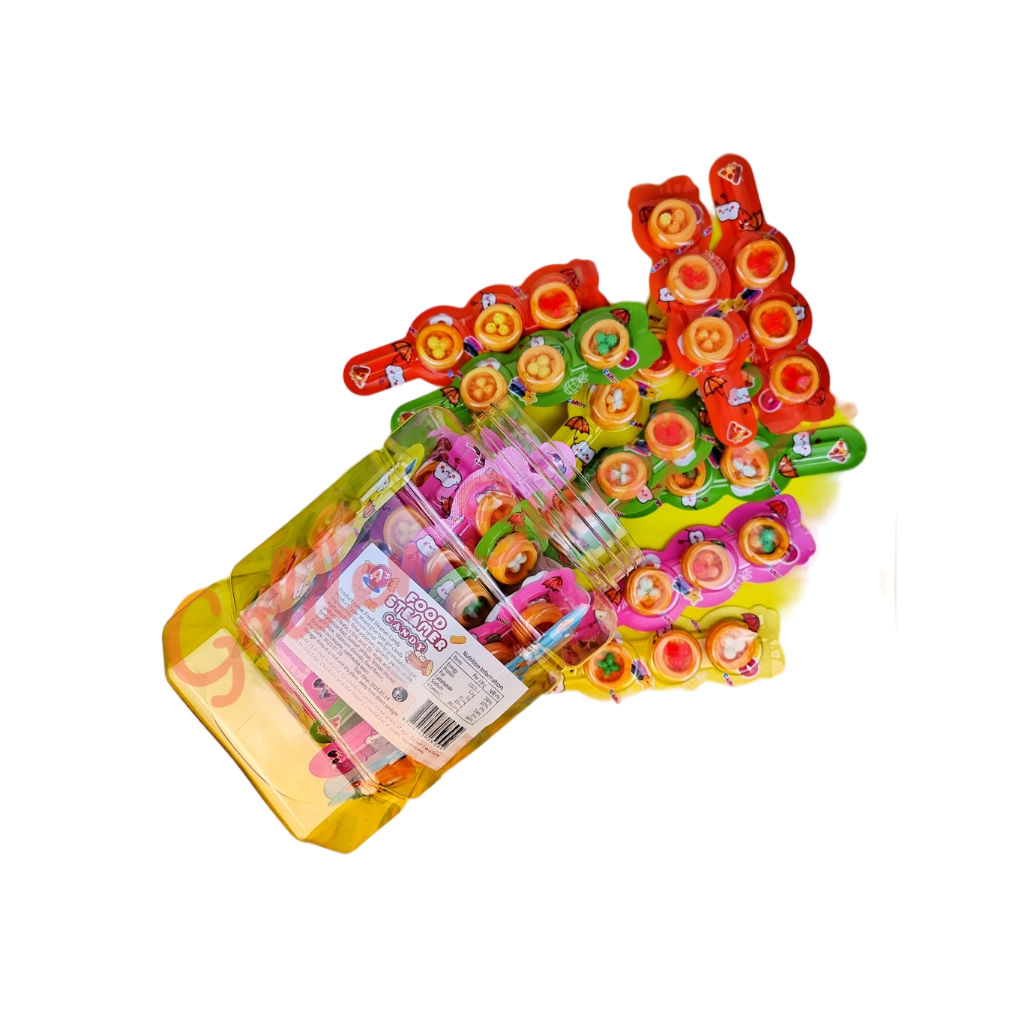 A's Food Steamer Candy Design Chewy Jelly Delicious Gummy 30pcs/Jar ...