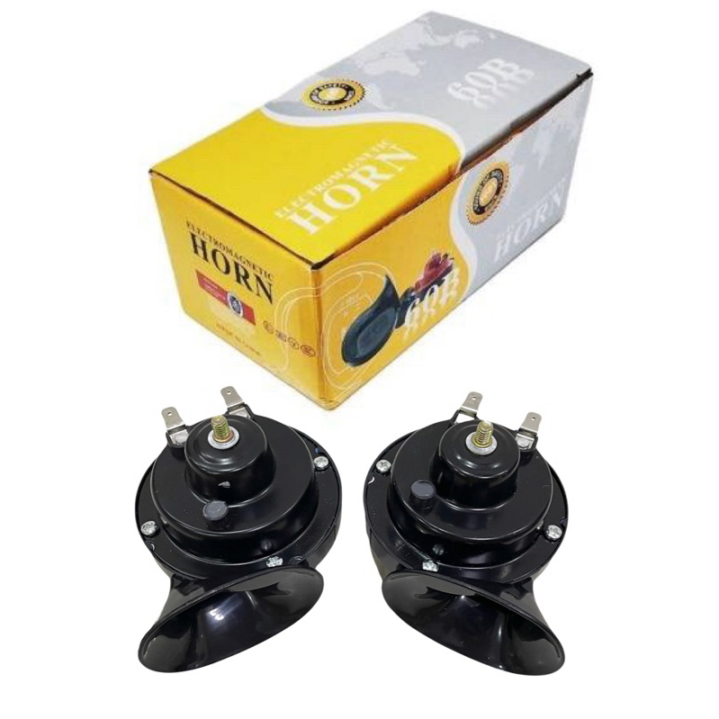 2pcs Big Horn Car Horn Motorcycle Horn Super Loud 12v JS Tech ...