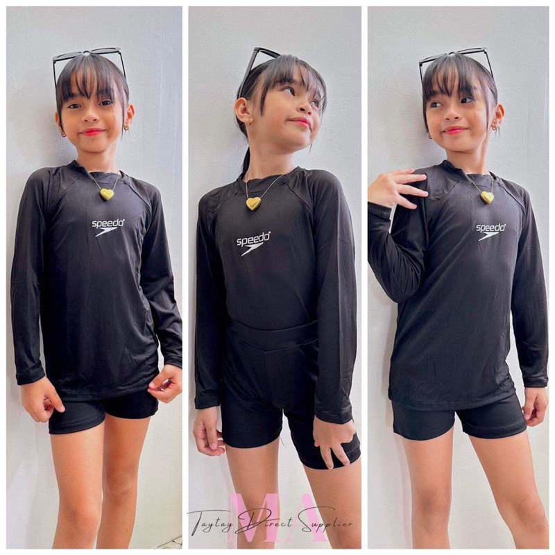 RASHGUARD TERNO LOGO PRINT STICKER KIDS | Shopee Philippines