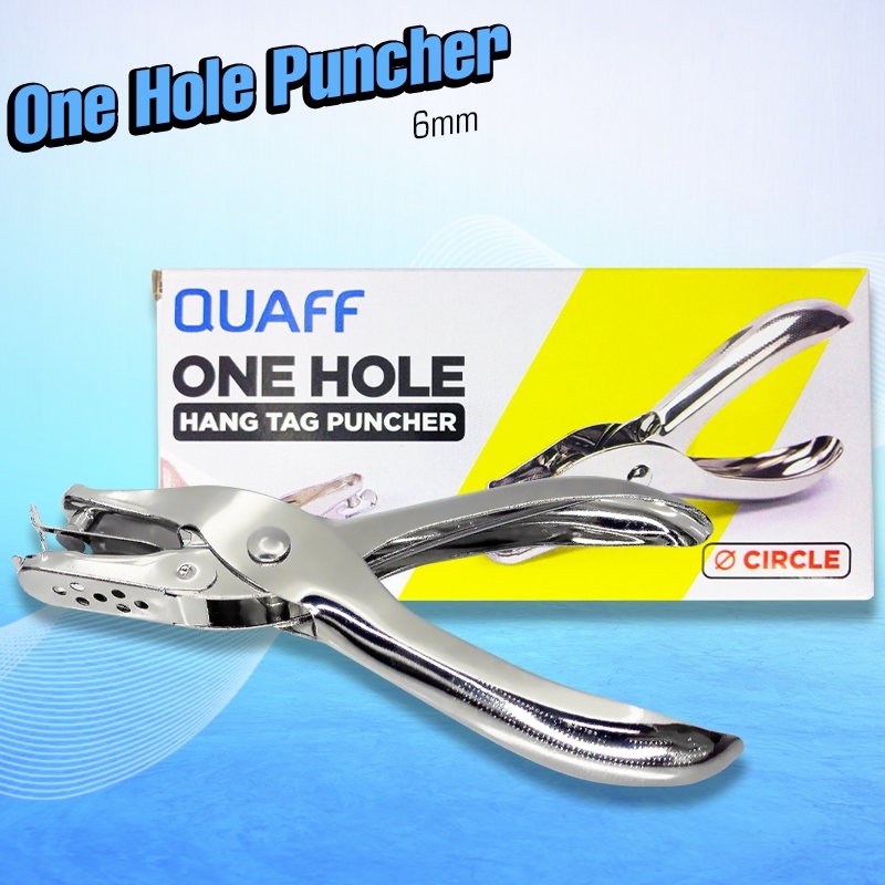 QUAFF One Hole Hang Tag Puncher 3mm / 6mm Ticket Puncher Circle Metal ...