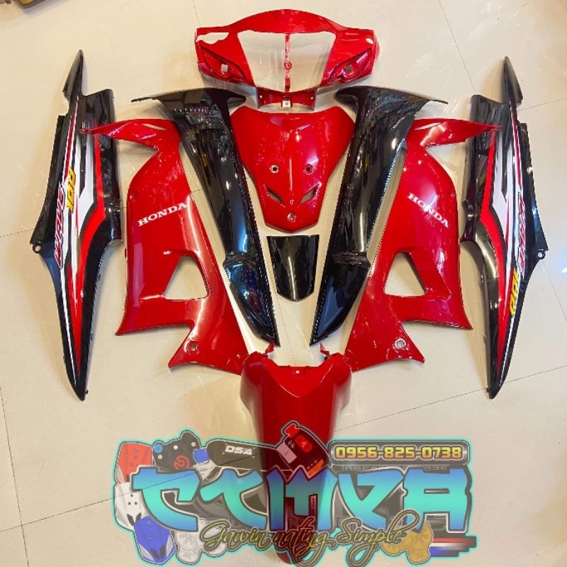 WAVE 100 R/S FAIRINGS SET 10pcs OUTER THAI FAIRINGS ONLY (NO INNER ...
