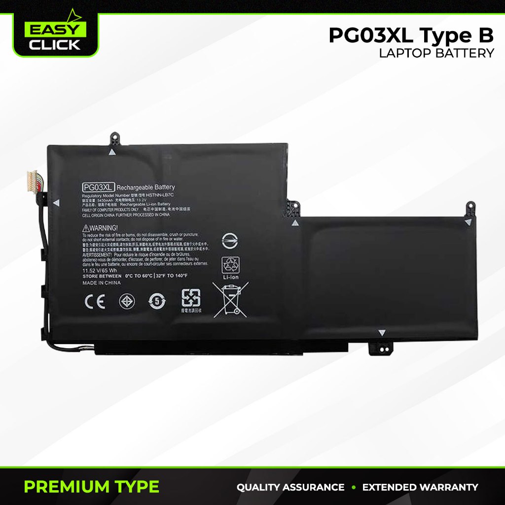 Laptop Battery PG03XL Type B Compatible With HP Spectre X360 15-AP090NZ ...