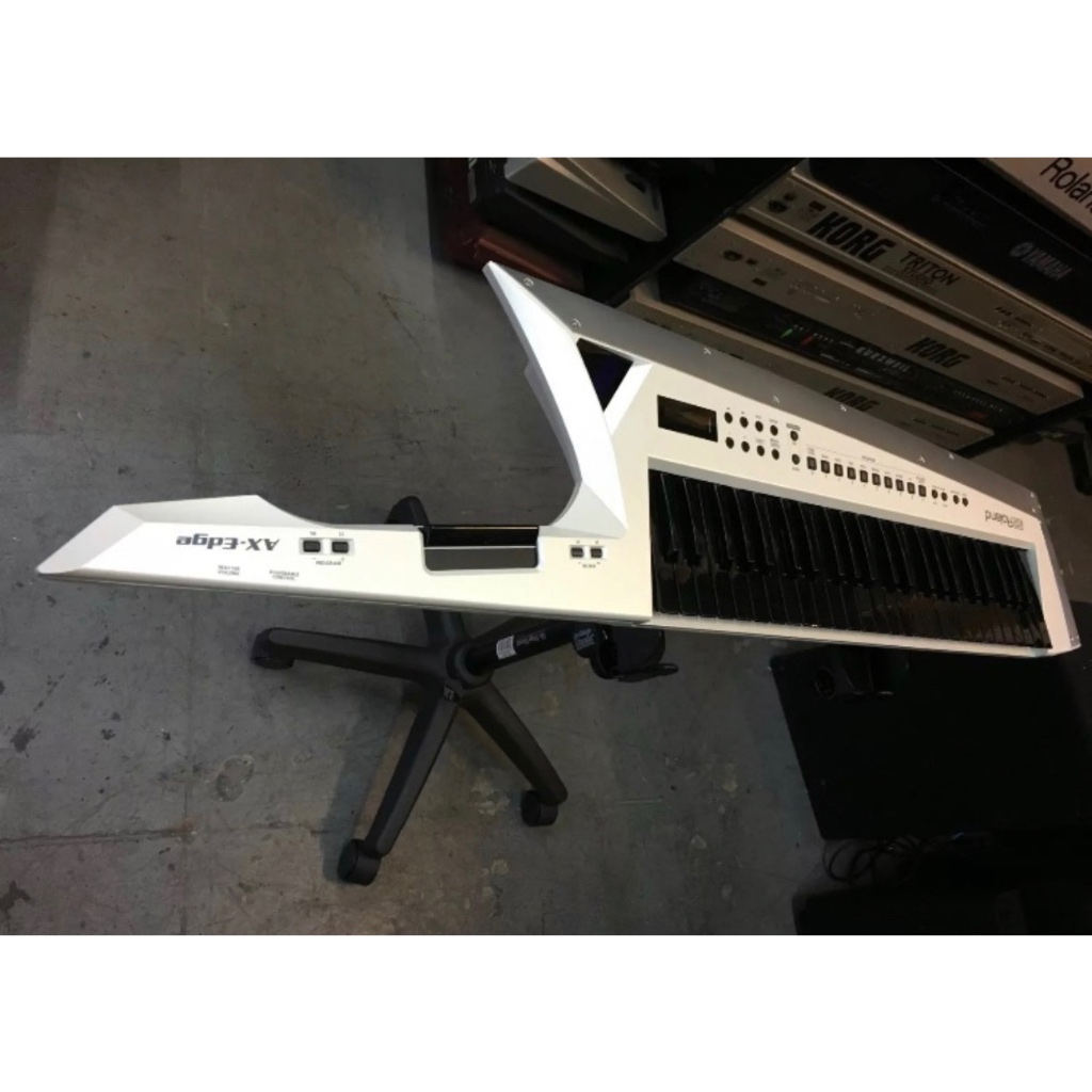 Brand New Roland AX-Edge Red/BLACK Keytar w/White keys keyboard ...