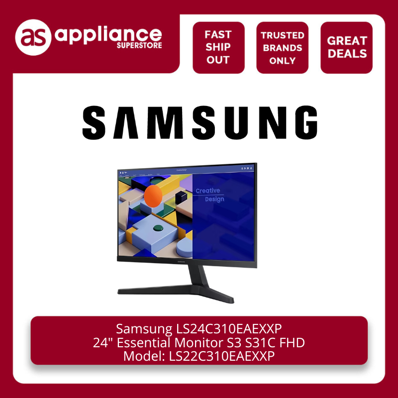 Samsung LS24C310EAEXXP 24" Essential Monitor S3 S31C FHD | Shopee ...