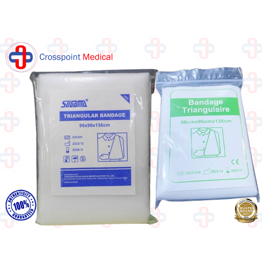 Crosspoint Triangular Bandage 96cm x 96cm x 136cm | Shopee Philippines
