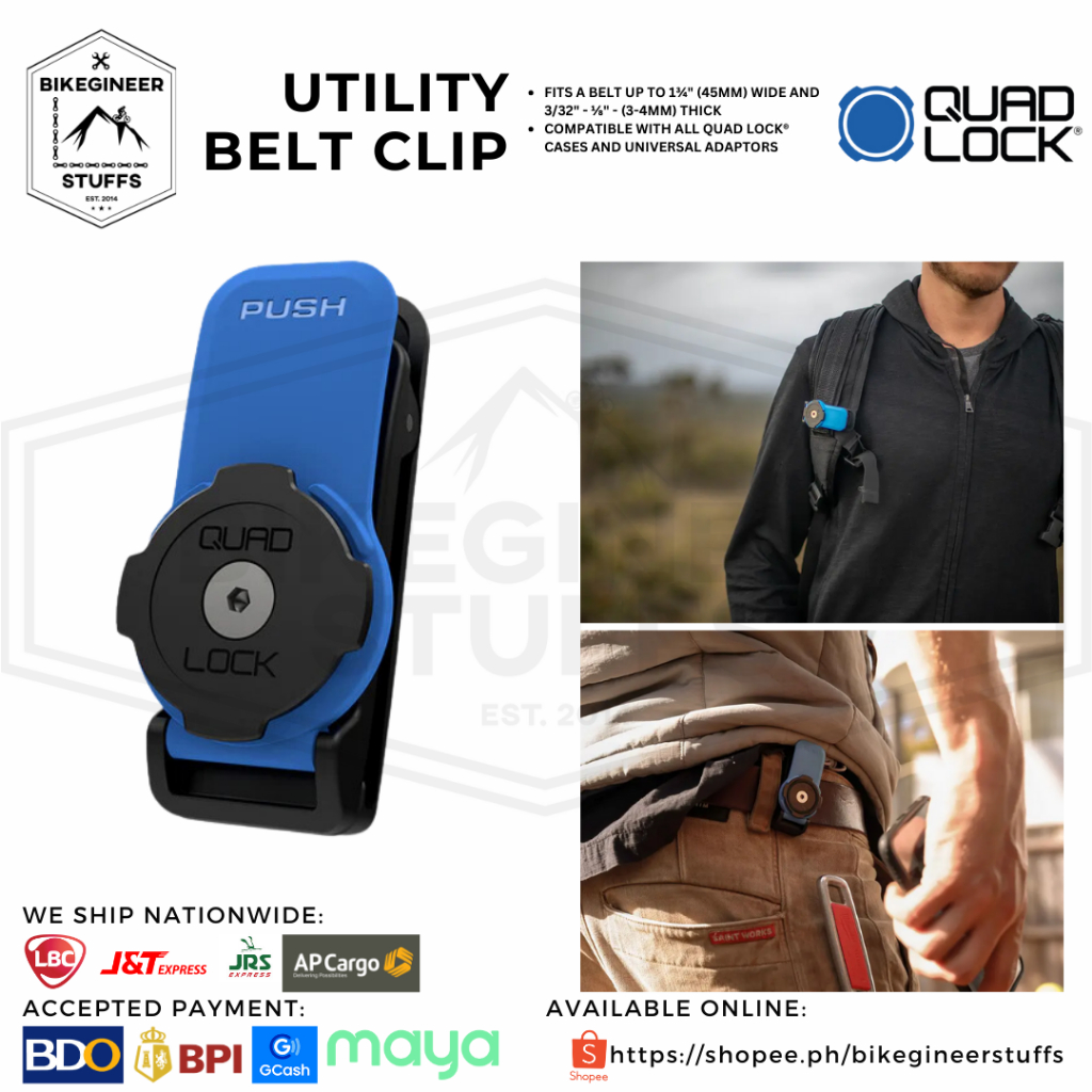 Quad Lock Utility/Belt Clip | Shopee Philippines