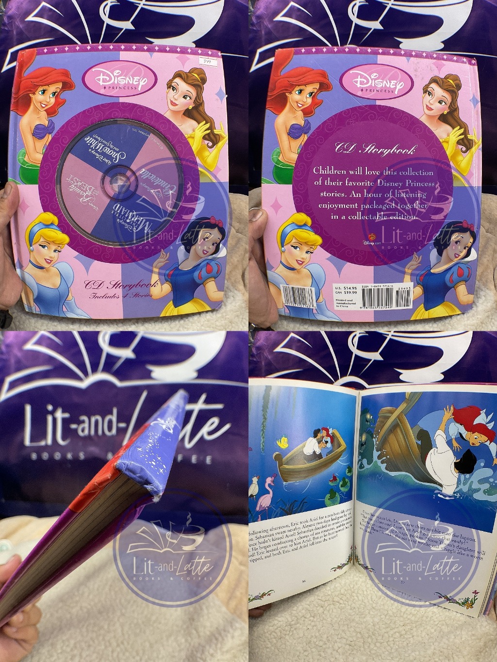Disney Princess CD Storybook Includes 4 Stories | Shopee Philippines