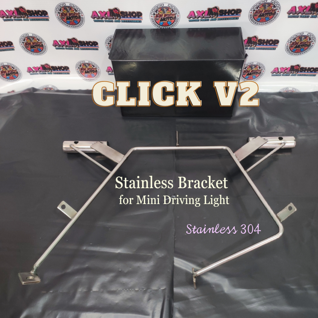 Click v2 MDL bracket stainless mini driving light bracket for Honda ...