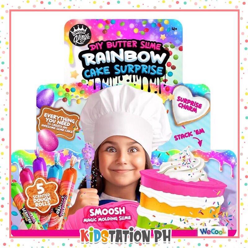 Compound Kings DIY Butter Slime Rainbow Cake Surprise | Shopee Philippines