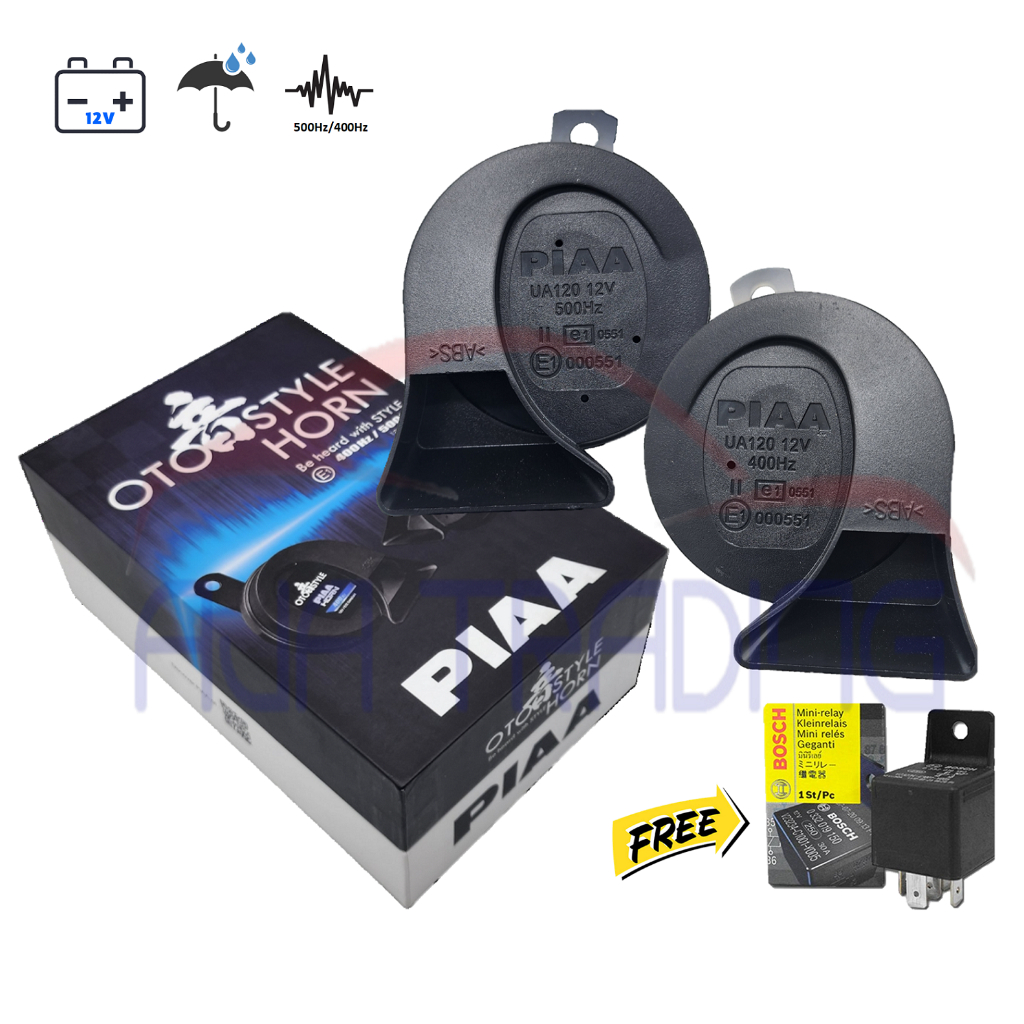PIAA OTO STYLE HORN 400Hz / 500Hz HO-14 112dB 12 volts Dual Tone | Shopee Philippines