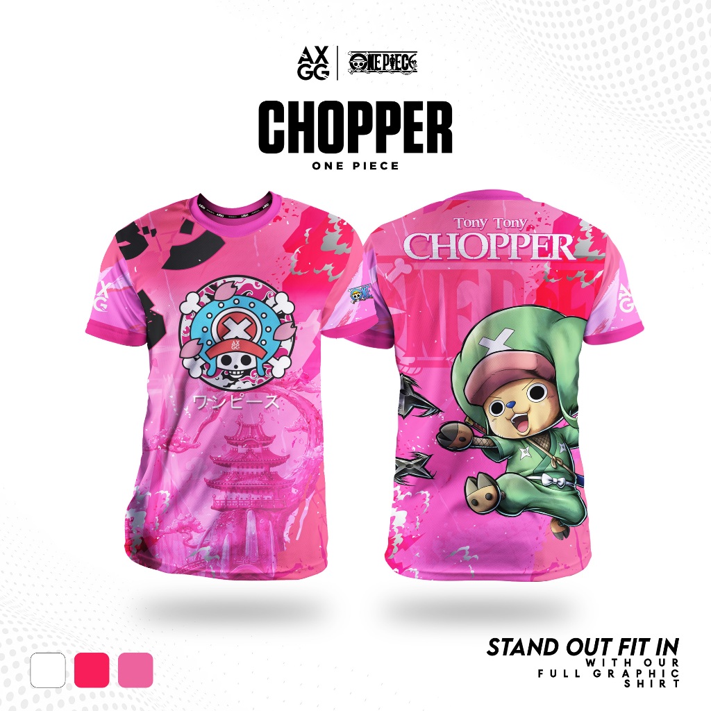 AXGG ' One Piece Straw Hat - Tony Chopper ' Wano Anime Shirt | Shopee ...