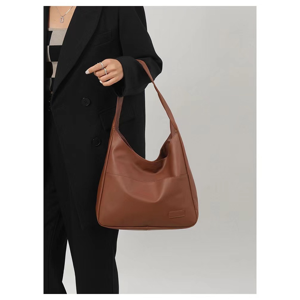 DK-Leather Tote Bag Sling Bags for Women New Fashion Simple Korean ...