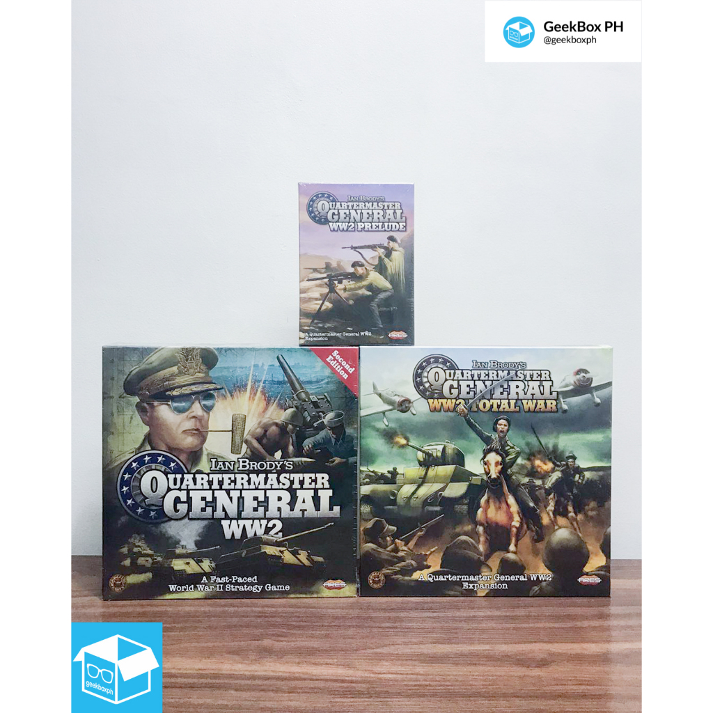 Quartermaster General WW2 2nd Ed. Bundle: Core Game with 2 Expansions ...