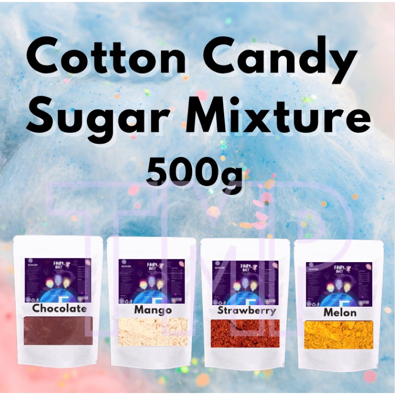 Cotton Candy Sugar 500g – Flavored & Ready-to-Use for Cotton Candy ...