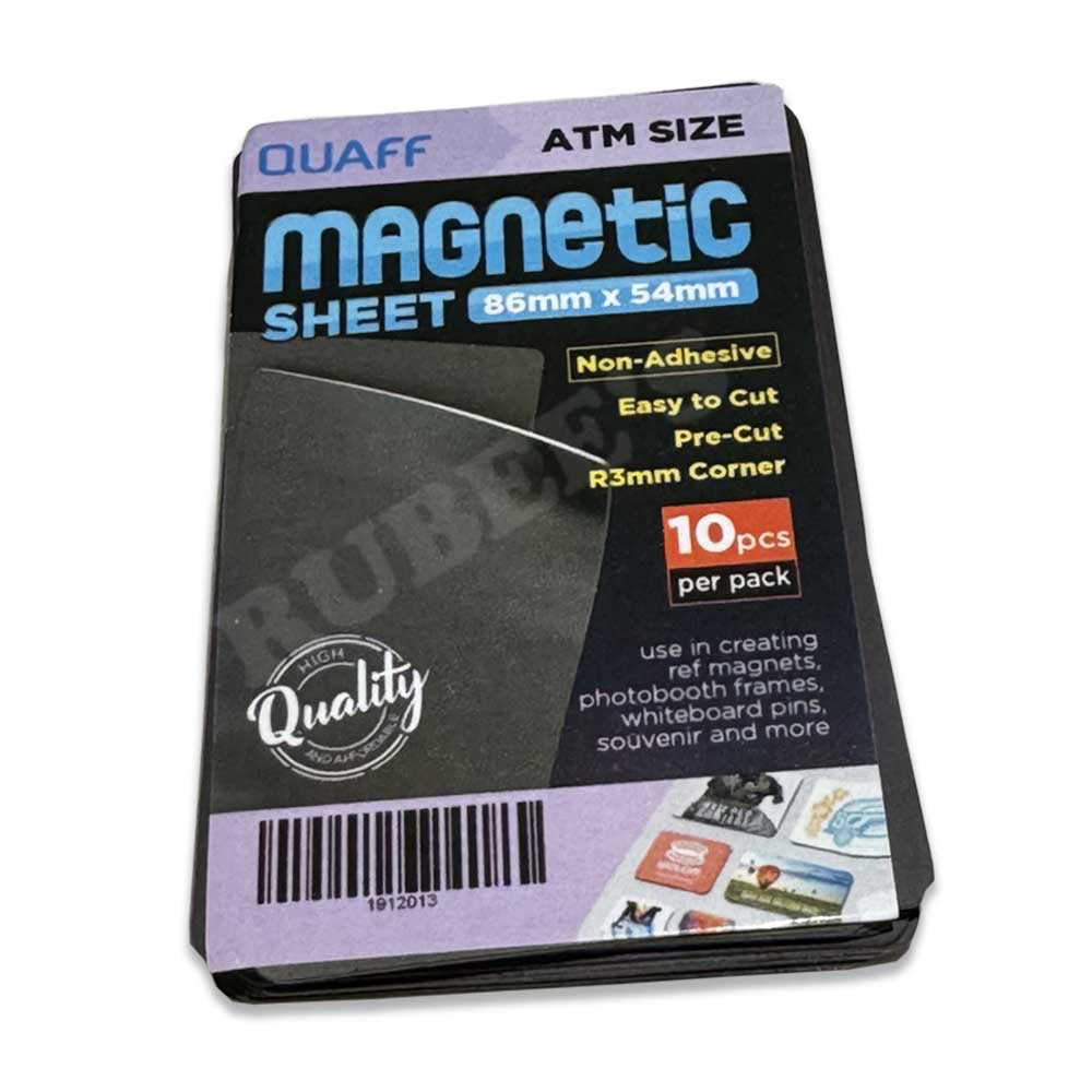 QUAFF Magnetic Sheet ATM size (10 pieces) | Shopee Philippines