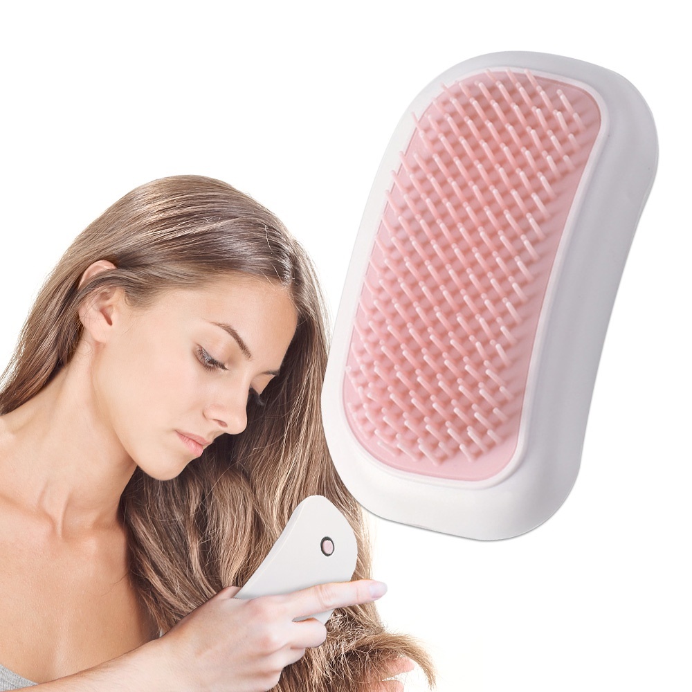 Electric Head Massager Vibration Brush Silicone Massage Comb Scalp ...
