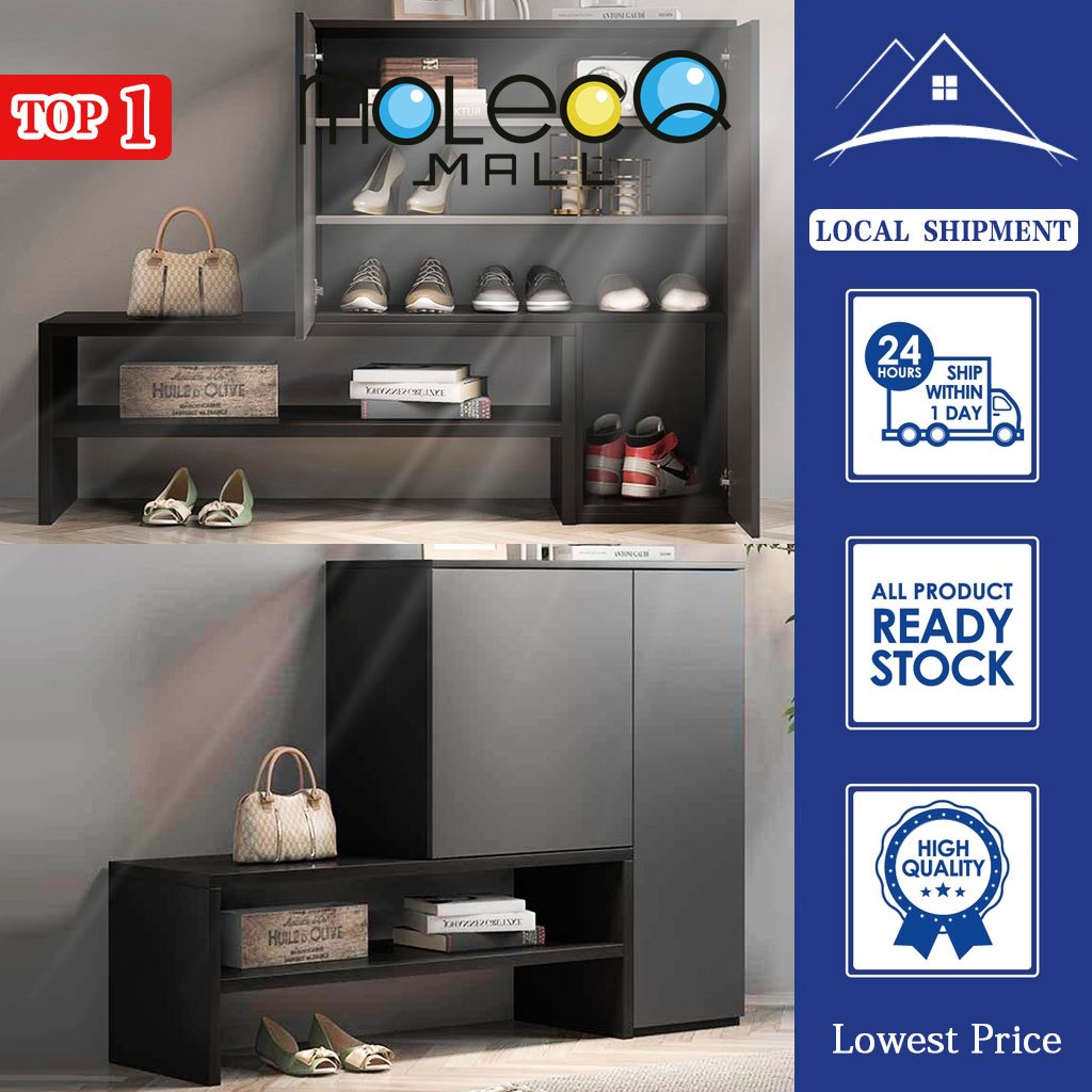 Wooden shoe cabinet, large shoe rack, light luxury shoe rack, dustproof ...