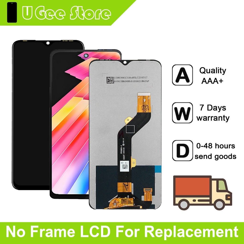 LCD For TECNO POVA 2 3 4 5 PRO POVA NEO 2 LF7N LH8N LG6N Display Screen ...