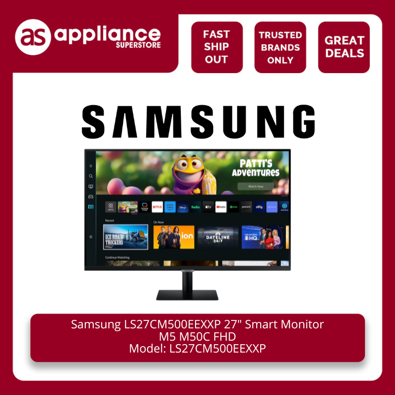 Samsung LS27CM500EEXXP 27" Smart Monitor M5 M50C FHD | Shopee Philippines