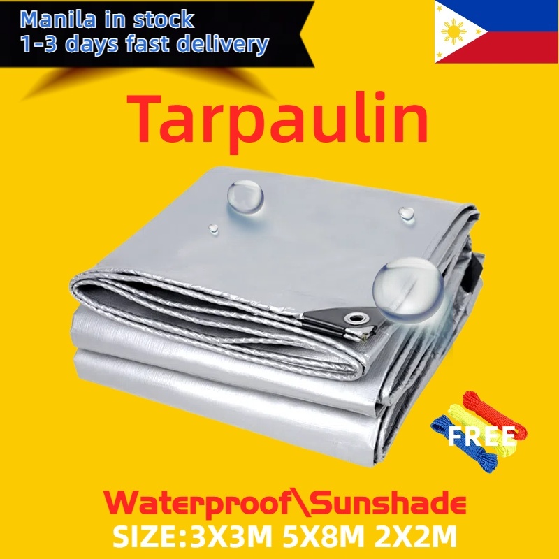 6FTx16FT trapal Lona waterproof tent makapal tarp 10ftx10ft Tolda ...