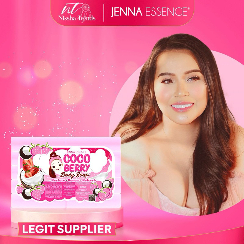 Original 1Kg 10pcs in 1pack CocoberrySoap By Jenna Essence｜Whitening｜Moisturizing｜Anti-Aging ...