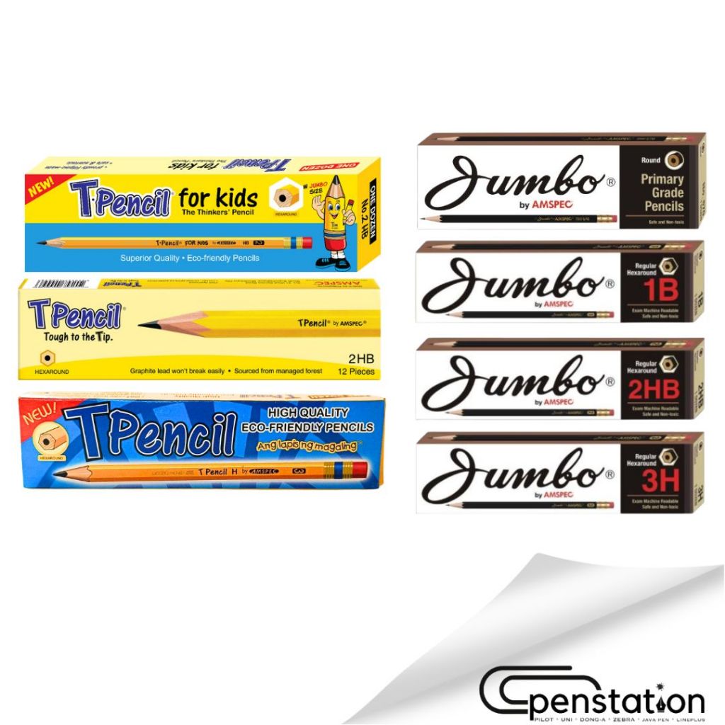 T-Pencil Hexaround For Kids Jumbo Pencil Per Box | Shopee Philippines