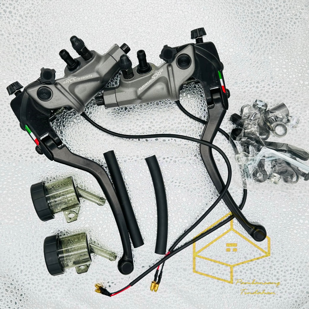 Dual Tank RCS19 Corsa Brake Master Universal (Black Series) Nmax/ ADV ...