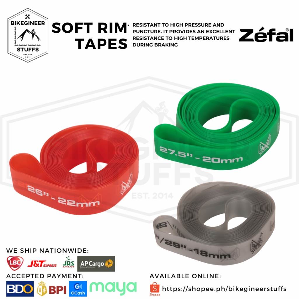 Zefal Soft PVC Rim Tape/Price is per piece | Shopee Philippines
