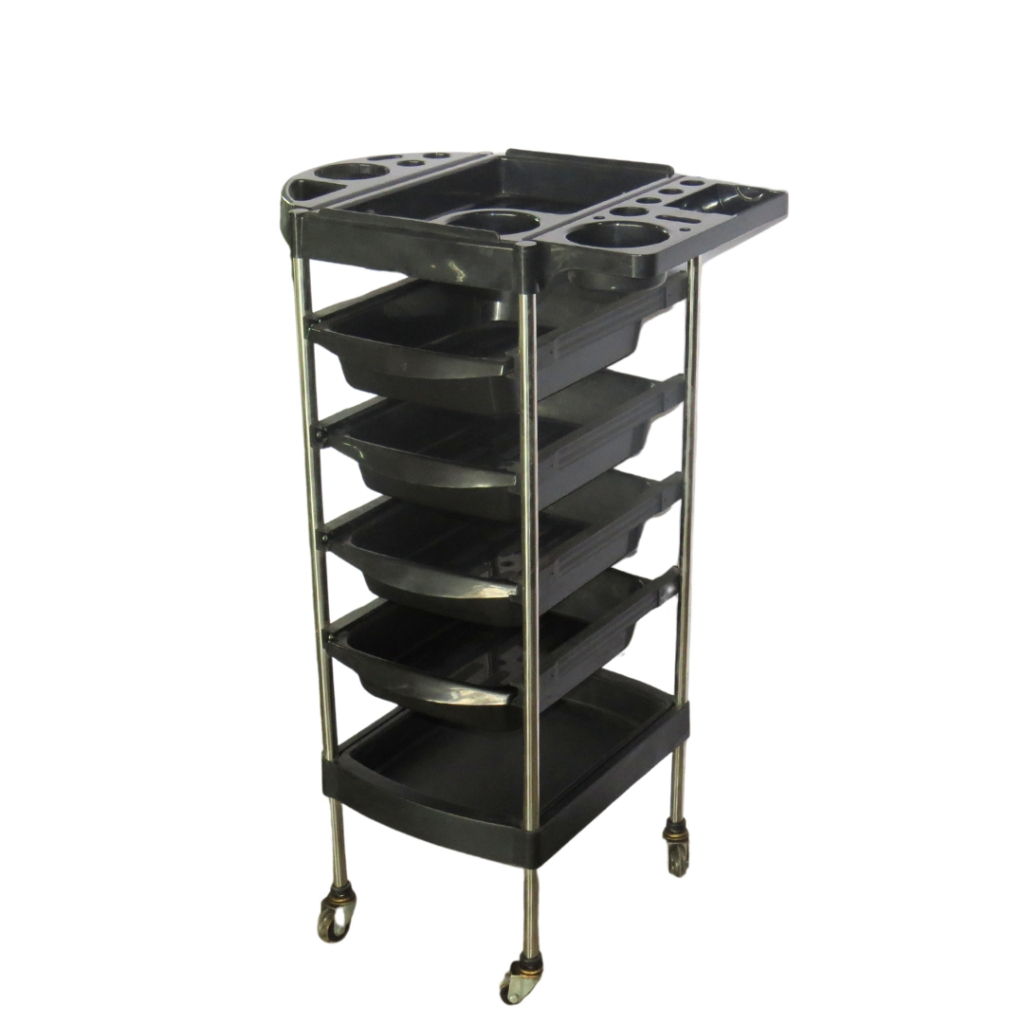 GZ STYLIST TROLLEY-6 LAYER DRAWER- BLACK | Shopee Philippines
