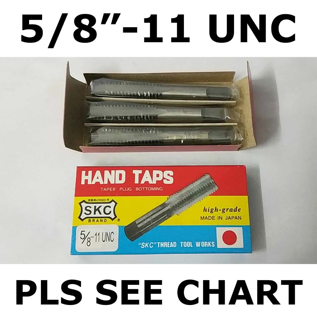 ORIGINAL SKC HAND TAPS 5/8-11 UNC MADE IN JAPAN ...