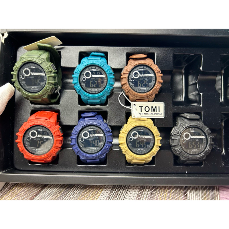 Tomi Digital Watch Roundface | Shopee Philippines