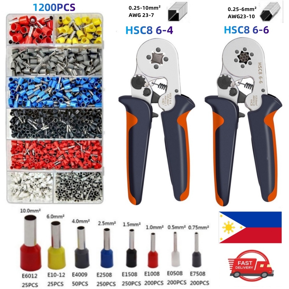 1200Pcs Insulated Cord End Terminal Block Wire Ferrules Cold Pressing ...