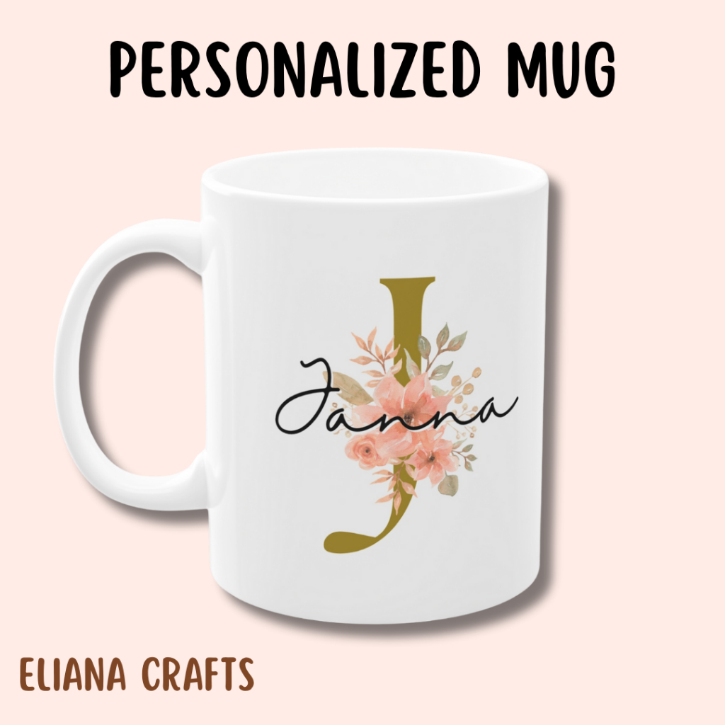 Personalized / Customized Letter Mug | Shopee Philippines