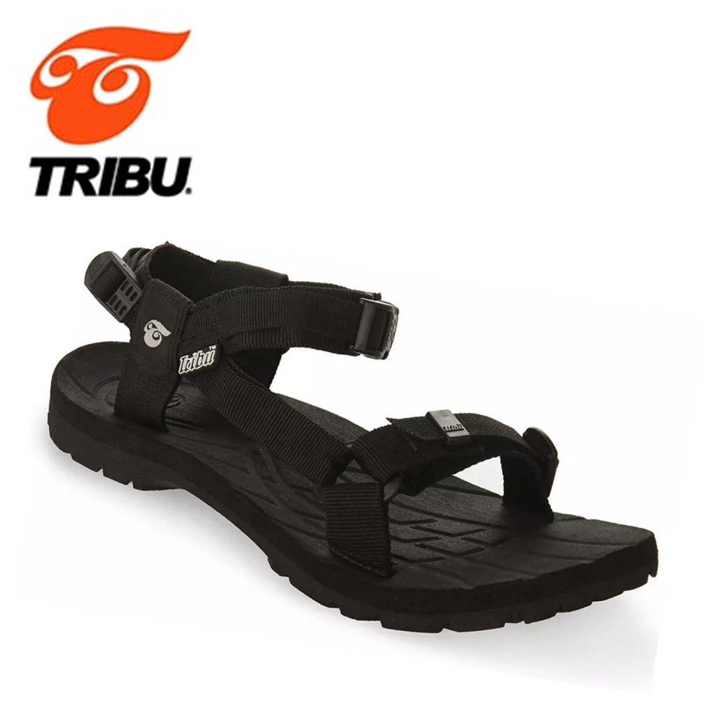 Tribu MNY 608 Black Outdoor Hikking/Trekking Sandals for Men & Women ...