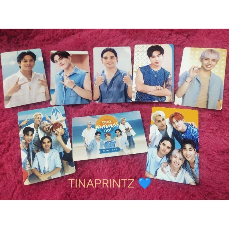 SB19 X GCASH SUMMER PHOTOCARDS SET (8pcs+1) | Shopee Philippines