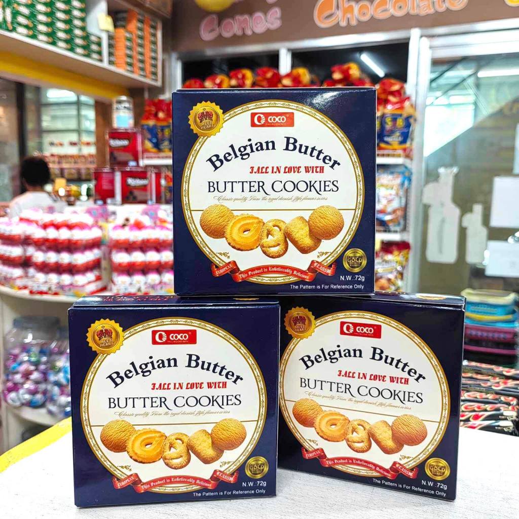 [BUNDLE OF 3] COCO Belgian Butter Cookies 72g | Shopee Philippines