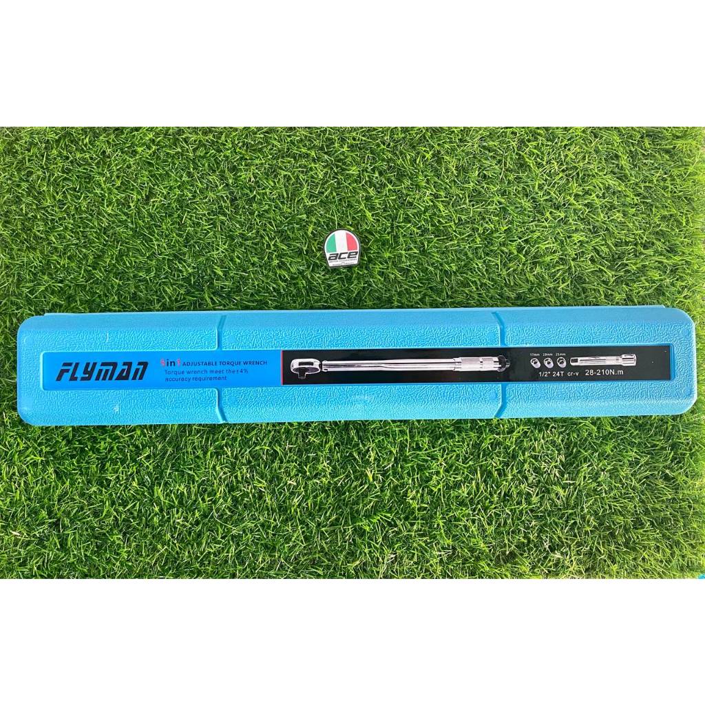 Flyman AutoClick Torque Wrench 1/2 Drive w/ Free 3pcs socket and 5" 28 ...