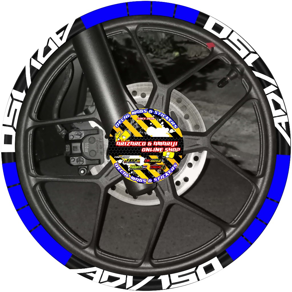 ADV 150 MAGS STICKER DECALS (SET FOR 2 WHEELS, FRONT AND REAR) | Shopee ...