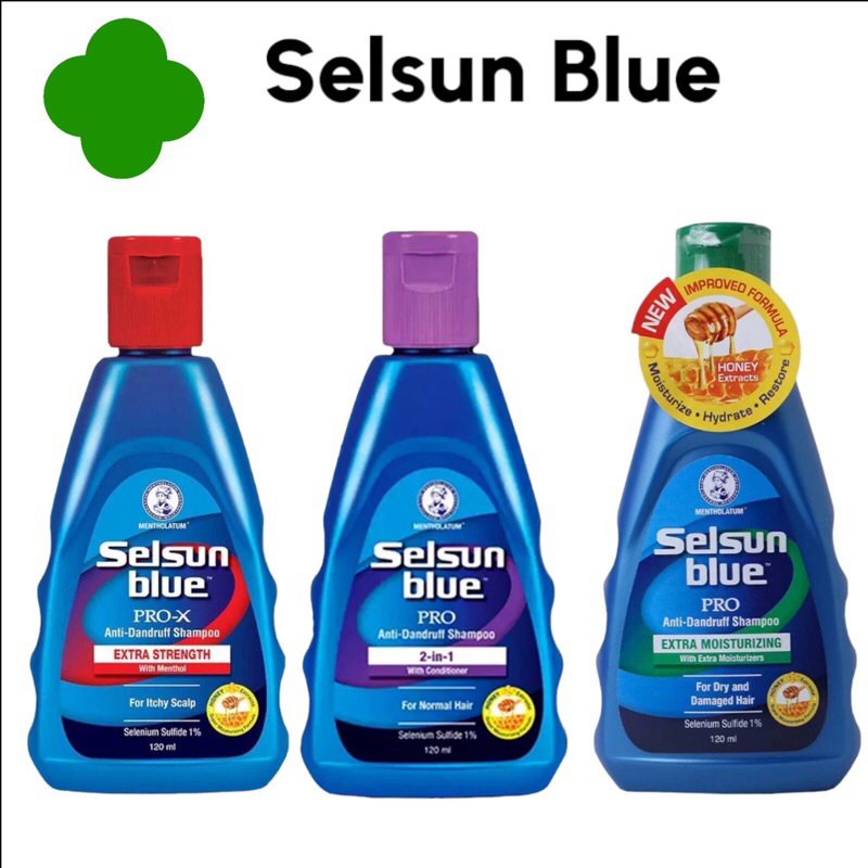 Selsun Blue ProX Extra Strength Anti Dandruff Shampoo 120ml | Shopee ...