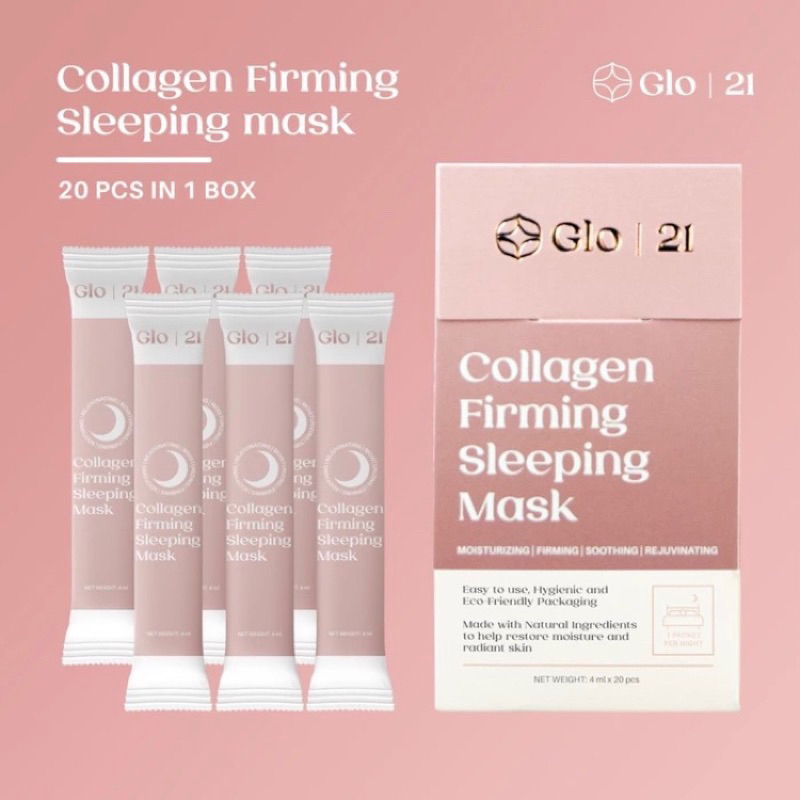 STORE CLOSING SALE!!! GLO21 Collagen Sleeping Mask 1 box (20pcs ...