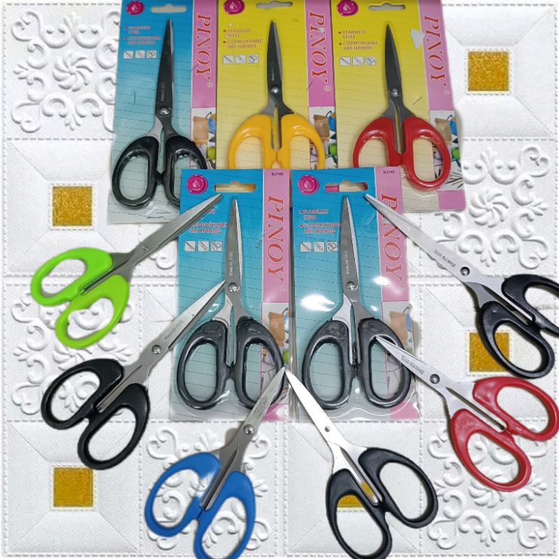 Pinoy Stainless Scissors Comfortable Abs Handle | Shopee Philippines