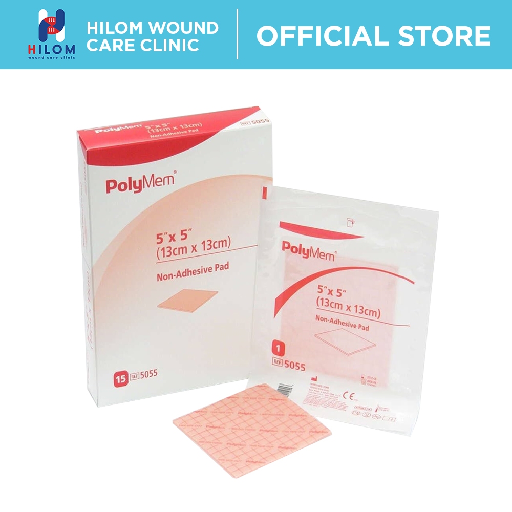 PolyMem 4x4 inches Foam Non Adhesive Pad Dressing(1 PAD ONLY) Expiry 05 ...