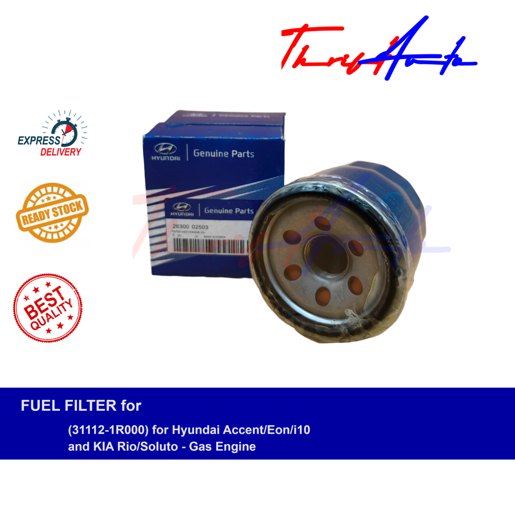 Oil Filter for Hyundai Accent, Getz, Eon, i10, Kia Rio, Carens, Picanto ...