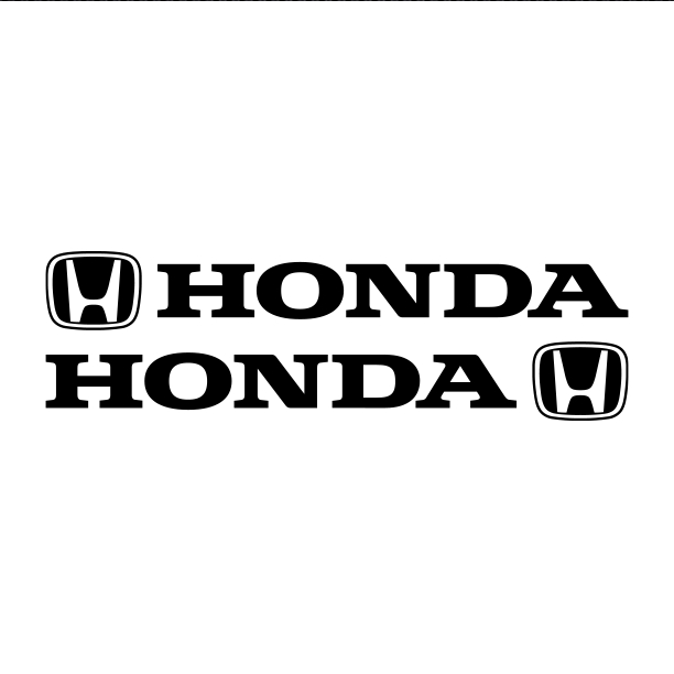2pcs honda car sticker logo / cutout vinyl sticker | Shopee Philippines