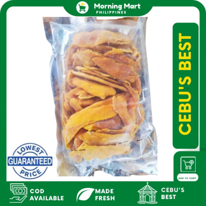Mluhllier Cebu Lucky Dried Mango Slice 1 kg | Shopee Philippines