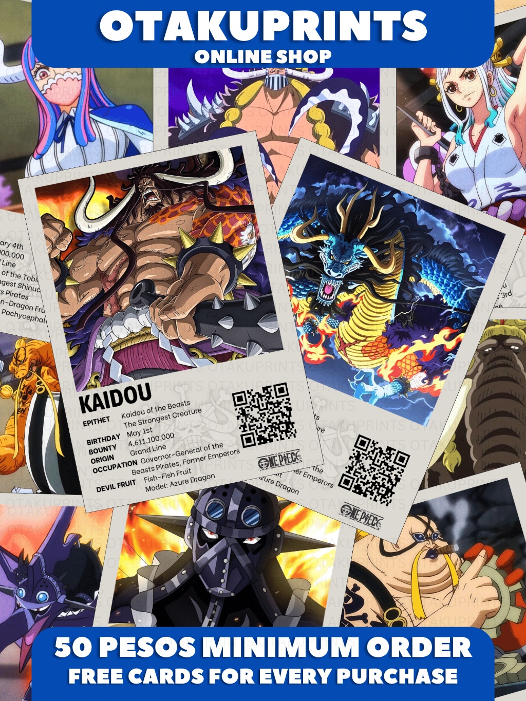 ONE PIECE - BEAST PIRATES Infocard Photocard - [SOLD PER PIECE ...