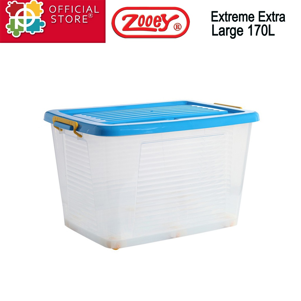 Zooey Extreme Extra Large Storage Box with wheels 170Liters | Shopee Philippines